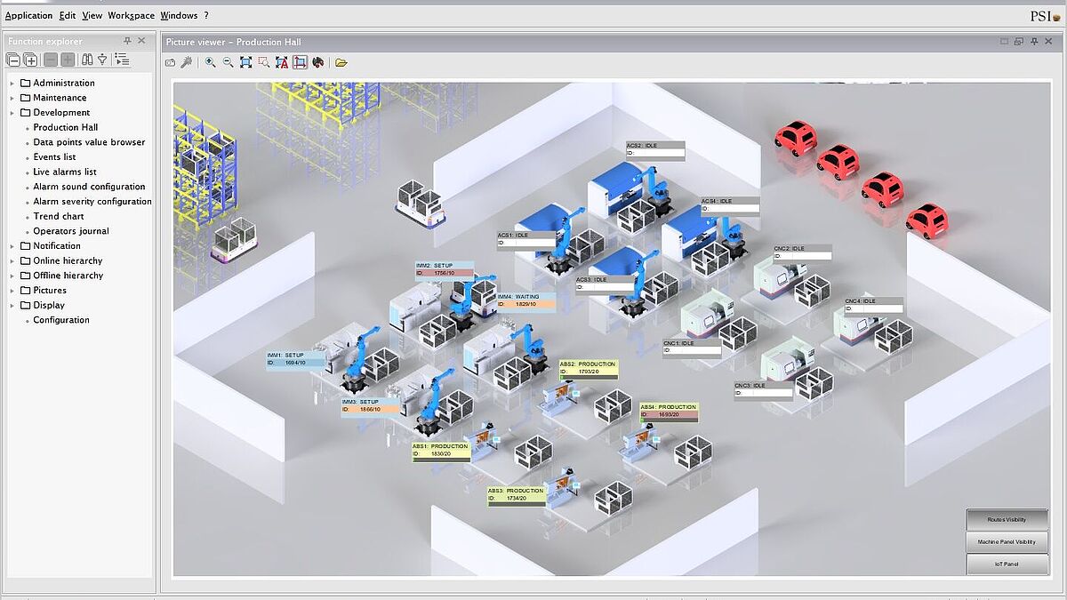 MES module monitoring