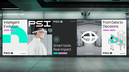 PSI präsentiert sich mit neuem Corporate Design